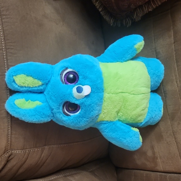 Disney | Toys | Disney Pixar Toy Story 4 Talking Bunny Plush 7 Blue ...
